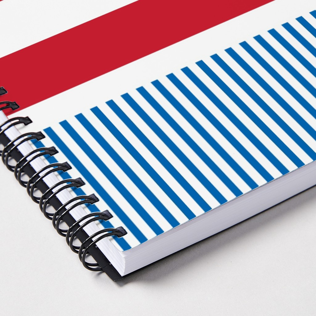 American Flag - Red, White and Royal Blue Notebook | Shutterfly