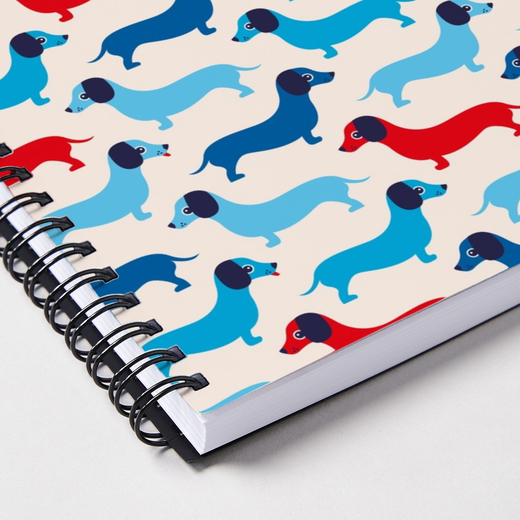 Retro Dachshund Dogs Notebook | Shutterfly
