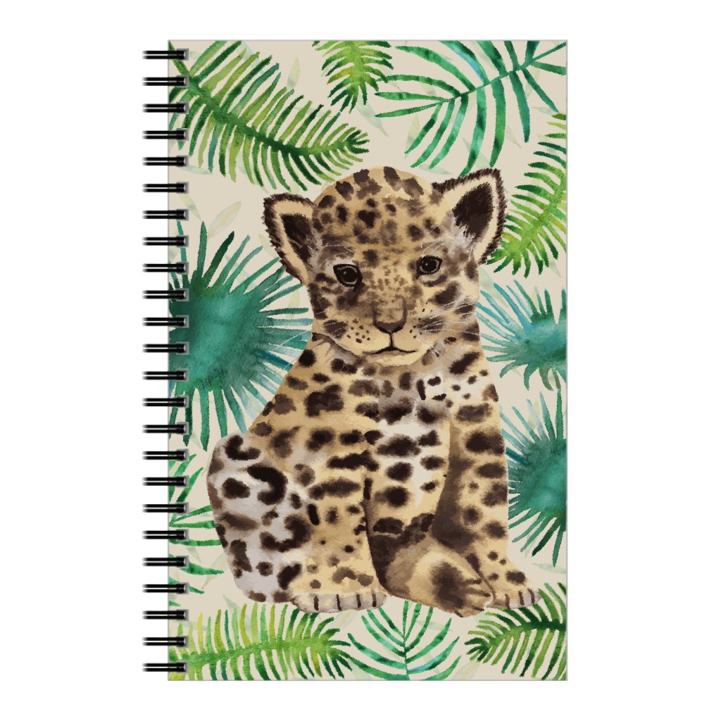 Baby Leopard Portrait Notebook | Shutterfly