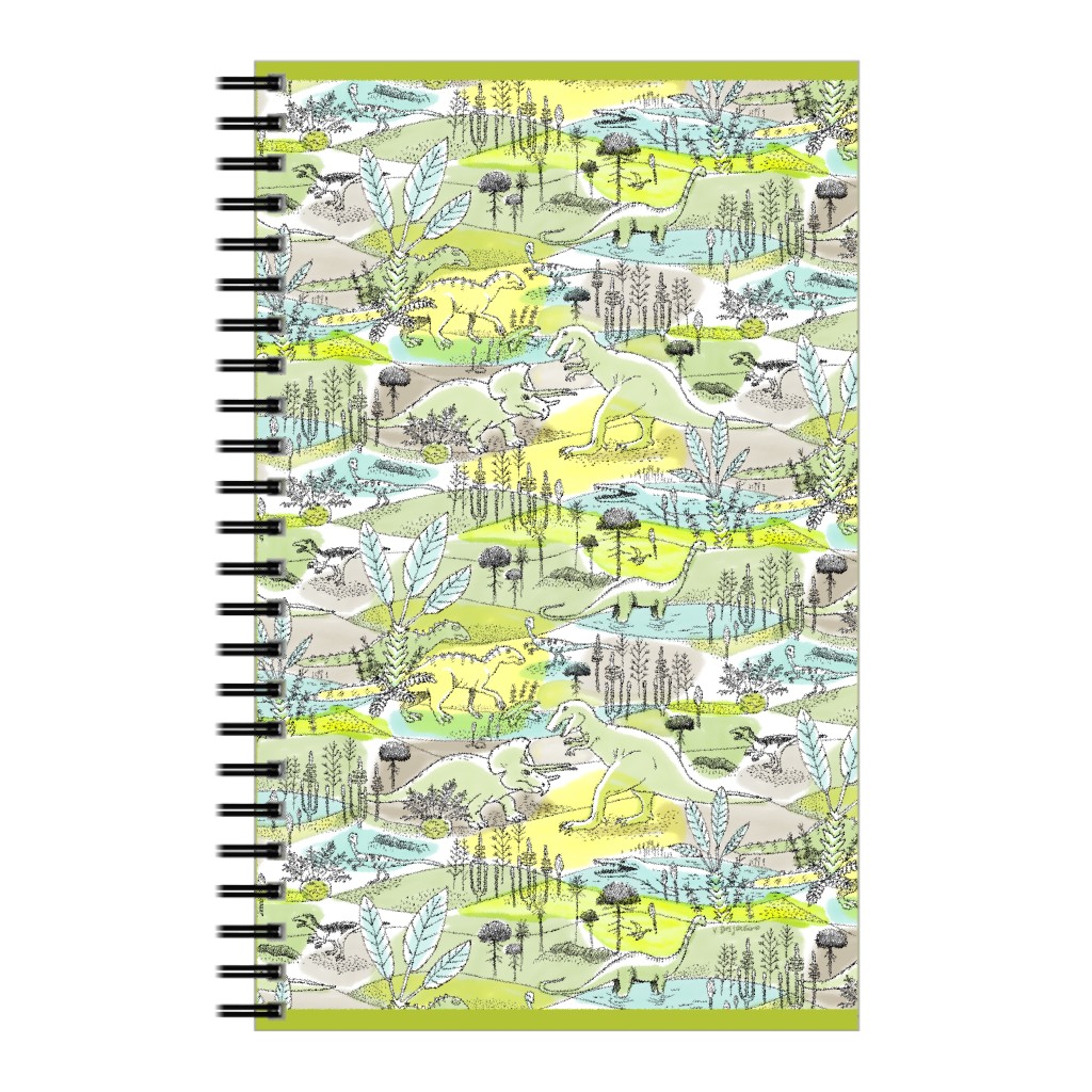Dinosaur World - Green Notebook | Shutterfly