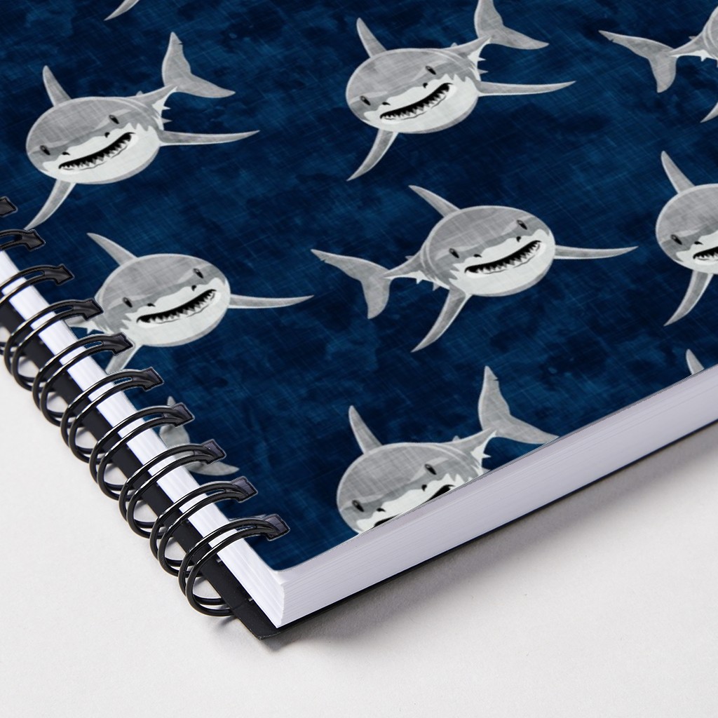 Great White Sharks - Blue Notebook | Shutterfly
