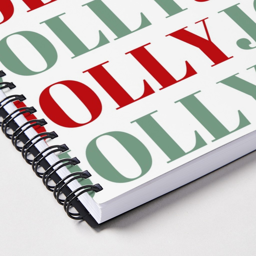 Jolly Print - Red and Green Notebook | Shutterfly