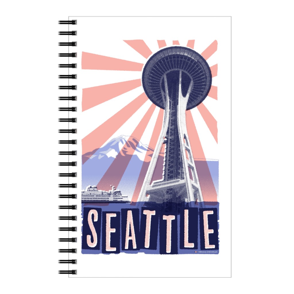 Emerald City - Seattle Space Needle Notebook | Shutterfly