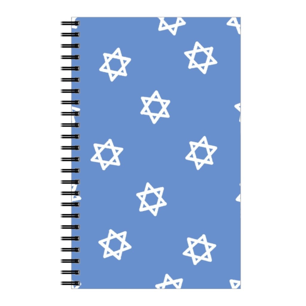 Star of David - White & Blue Notebook | Shutterfly