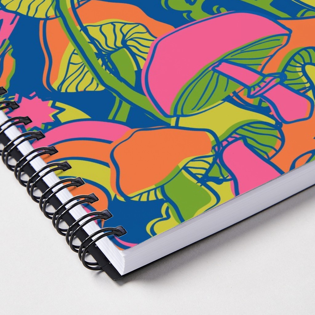 Psychedelic Daydream - Blue and Neon Notebook | Shutterfly