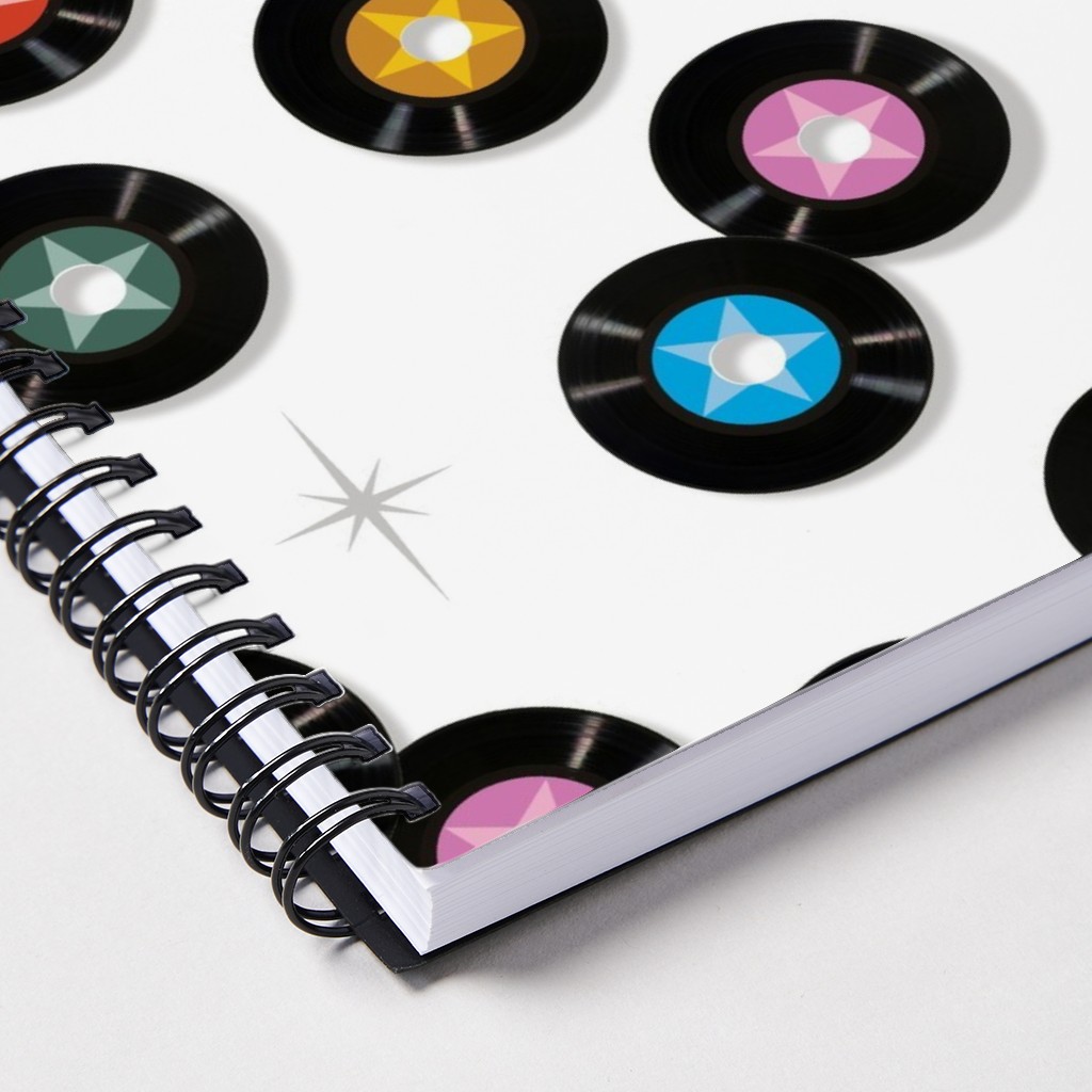Pop Star Vintage Vinyl Records Notebook | Shutterfly