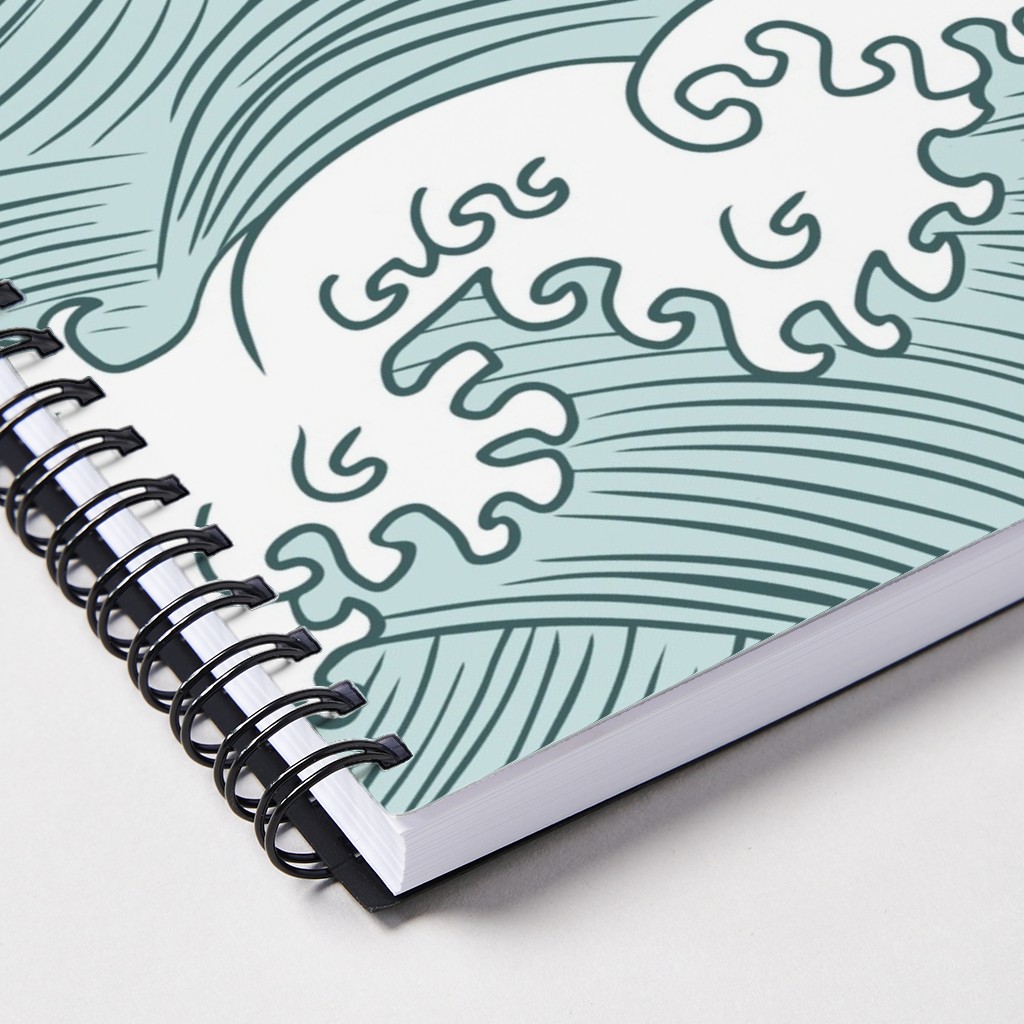 Japanese Waves Notebook | Shutterfly