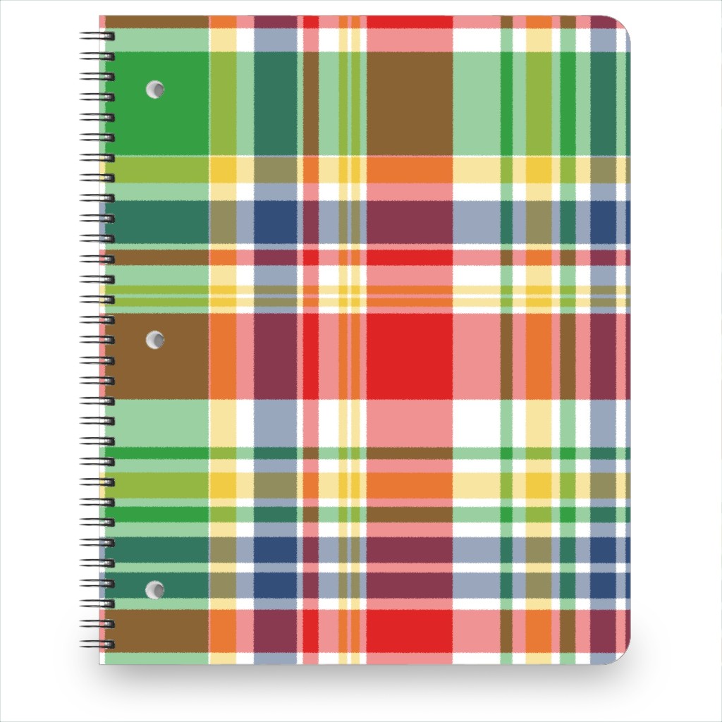 Plaid - Multi Bright Notebook | Shutterfly