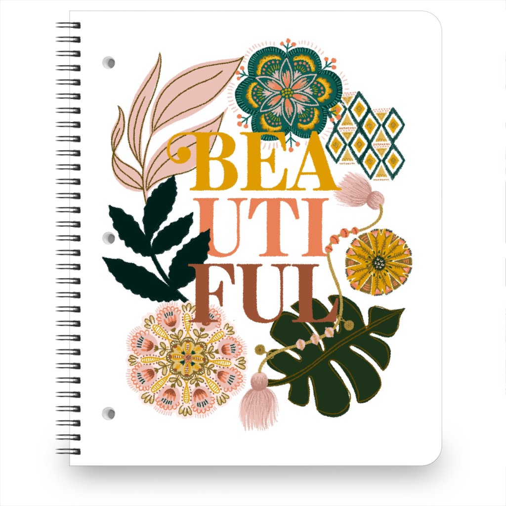 Boho Beauty - Multi Botanical Notebook | Shutterfly