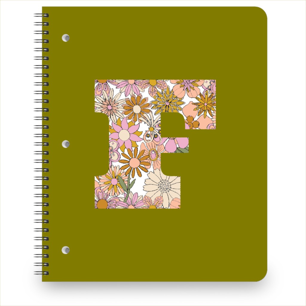 Chelsea Initial F Notebook | Shutterfly