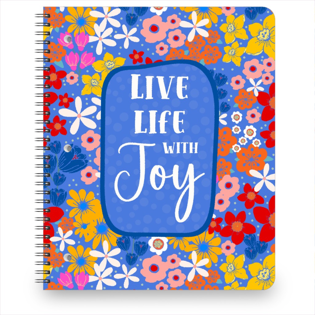 Live Life With Joy - Multi Bold Notebook | Shutterfly