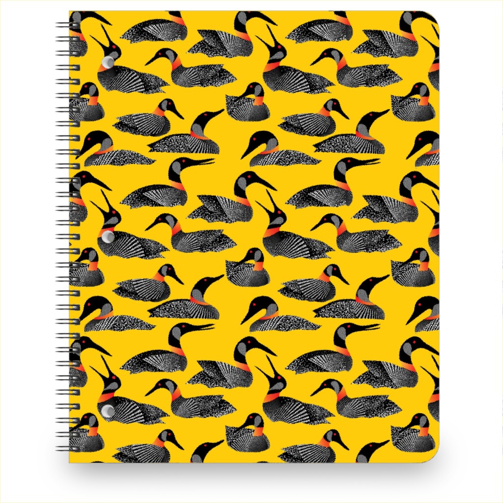 Common Loon of Canada - Yellow Notebook | Shutterfly