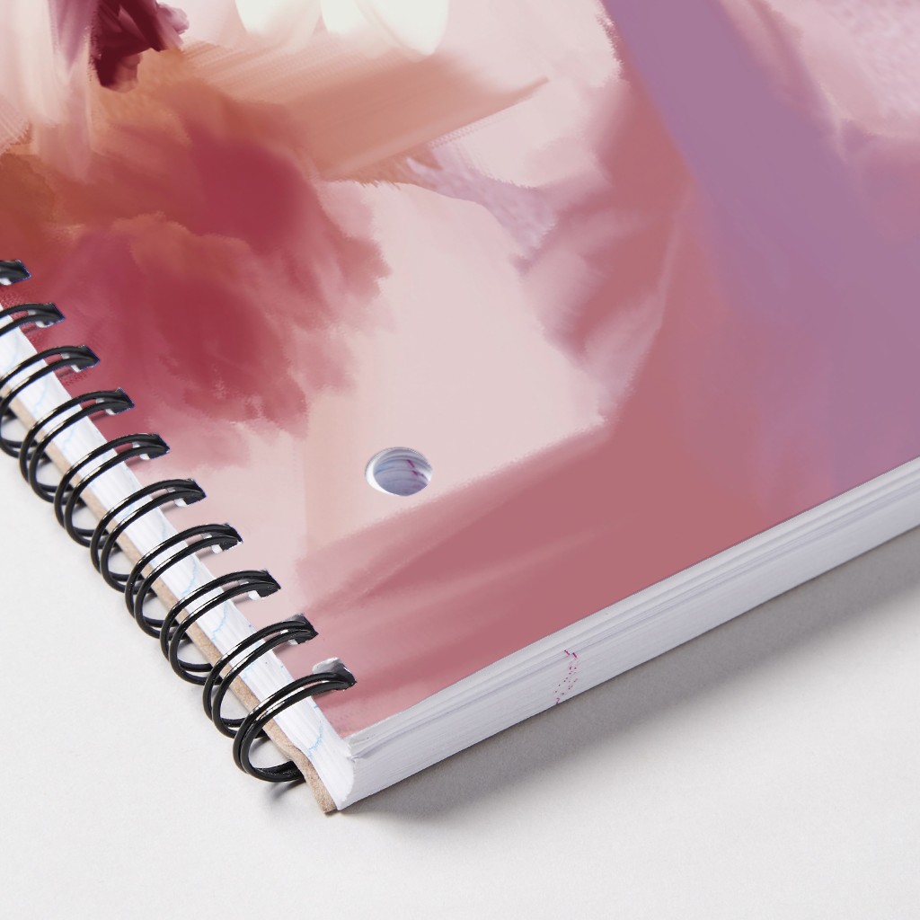 Canyon Light - Pink Notebook | Shutterfly