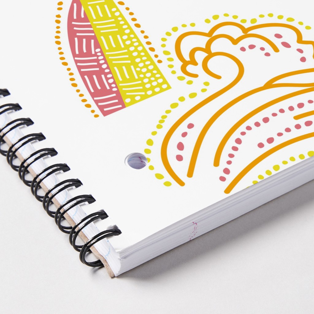 Optimistic Sunny Tropical Summer Art Notebook | Shutterfly