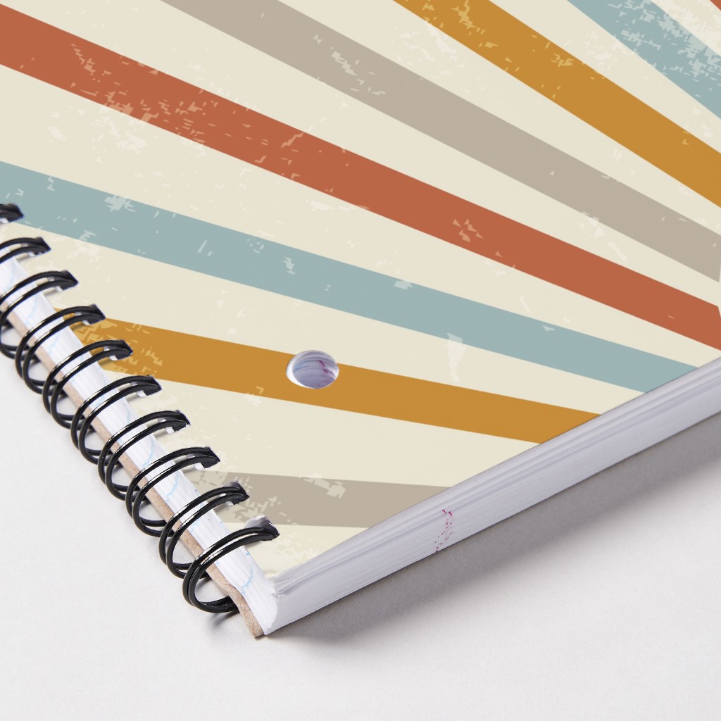Boho Sun Rays - Multi Earth Tones Notebook | Shutterfly