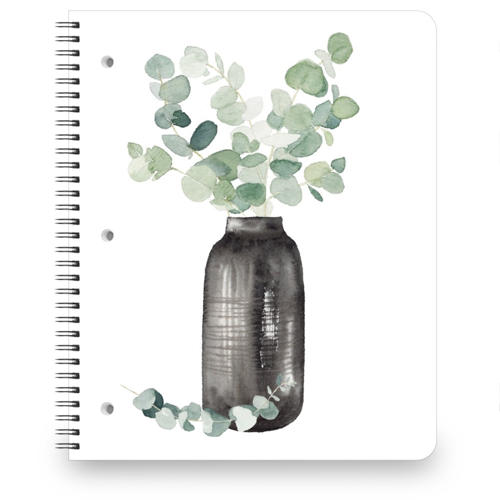 Eucalyptus in a Vase - Green Notebook | Shutterfly