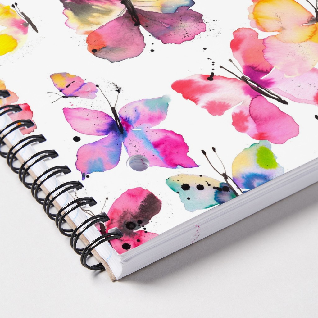 Watercolor Spring Butterflies - Multi Notebook | Shutterfly