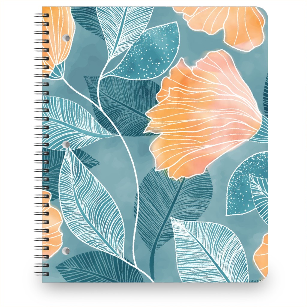Rose of Sharon - Pink & Blue Notebook | Shutterfly