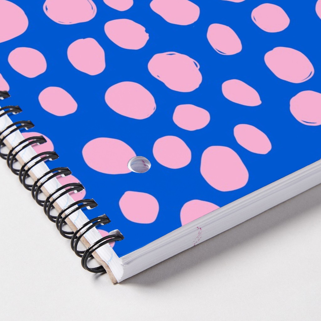 Polka Dot - Blue and Pink Notebook | Shutterfly