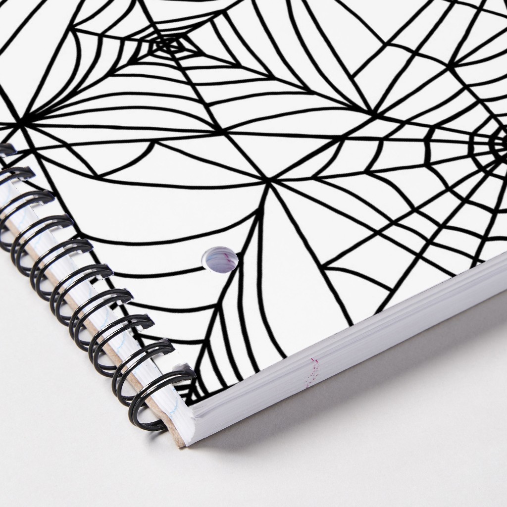 Spooky Spider Web Notebook | Shutterfly