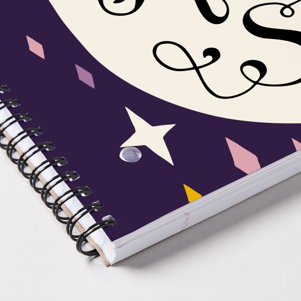 Unicorn Reach for the Stars - Pink & Purple Notebook | Shutterfly