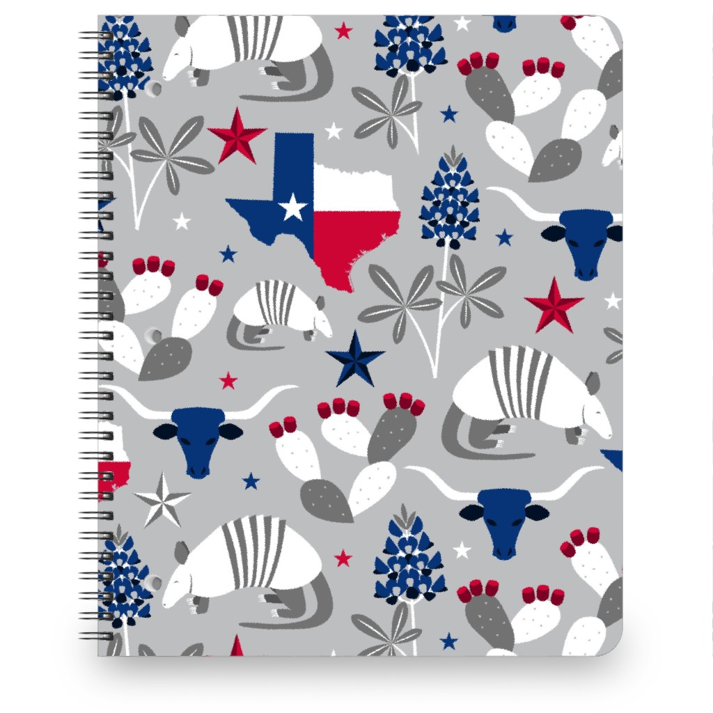 Texas State Symbols - Silver Notebook | Shutterfly