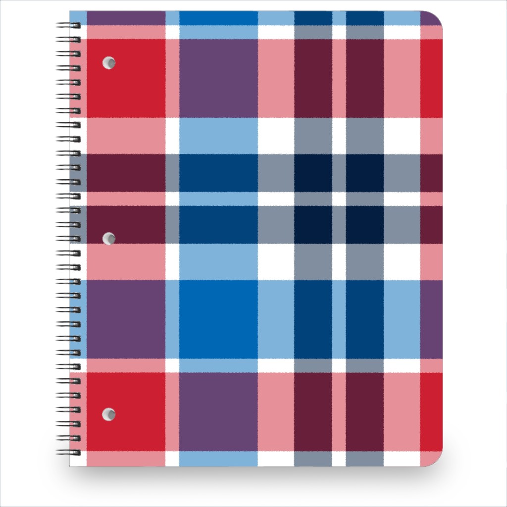 Independence Day Plaid - Multi Notebook | Shutterfly