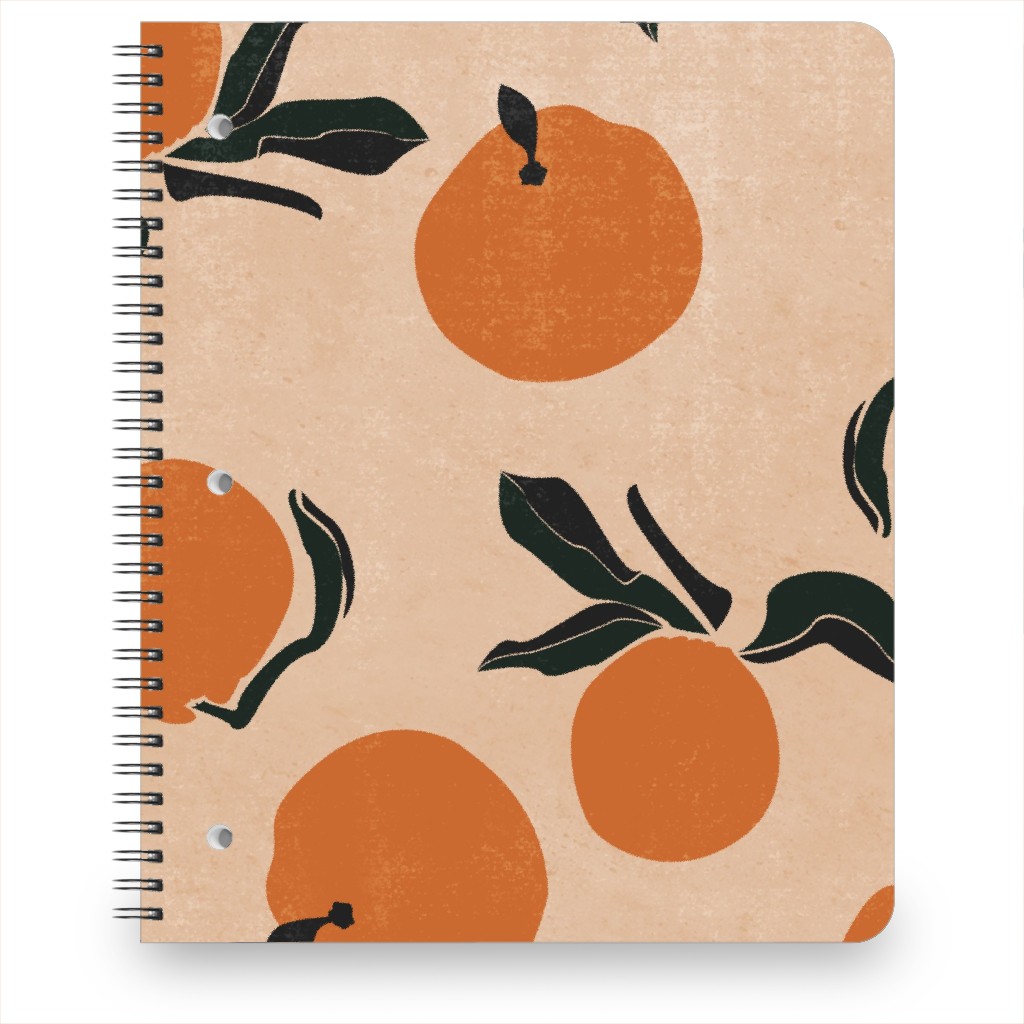 Mid-Century Clementines - Sandy Beige Notebook | Shutterfly