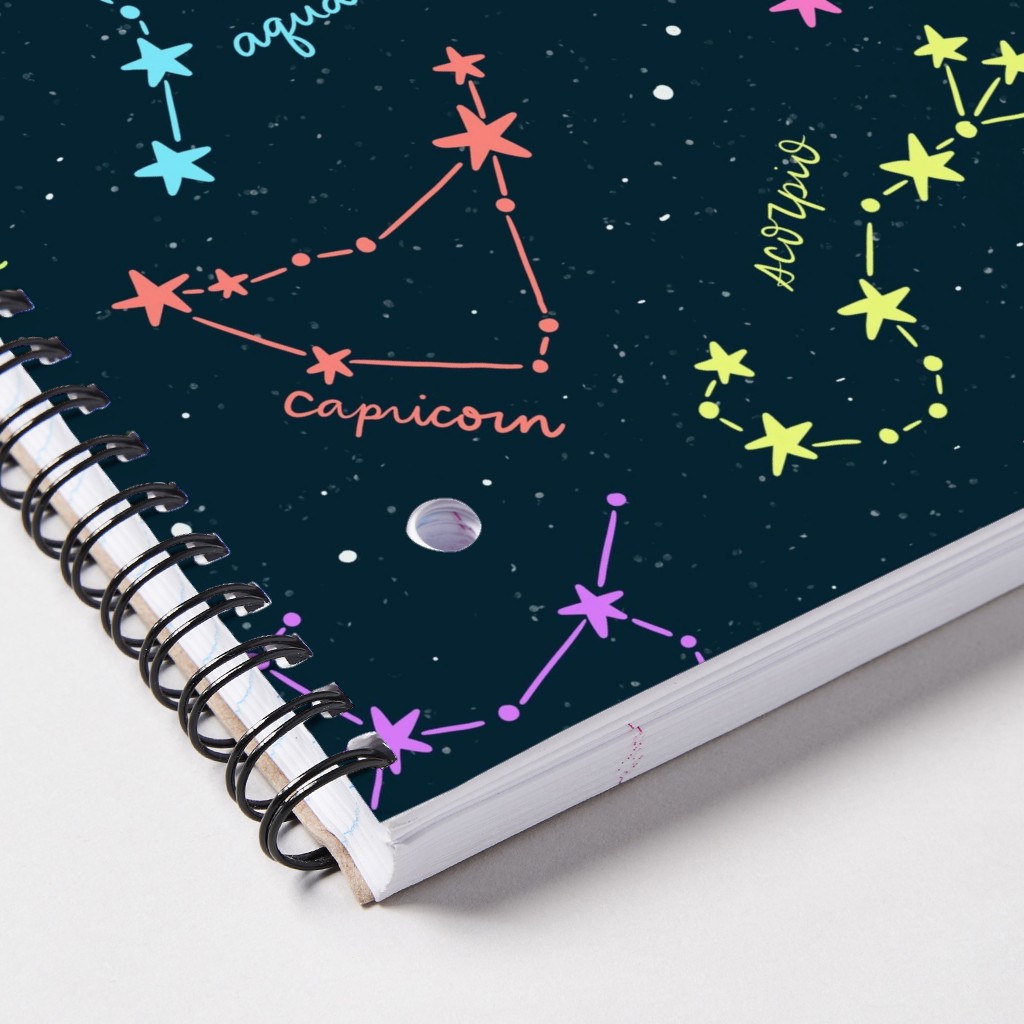 Zodiac Constellations - Multi on Navy Notebook | Shutterfly