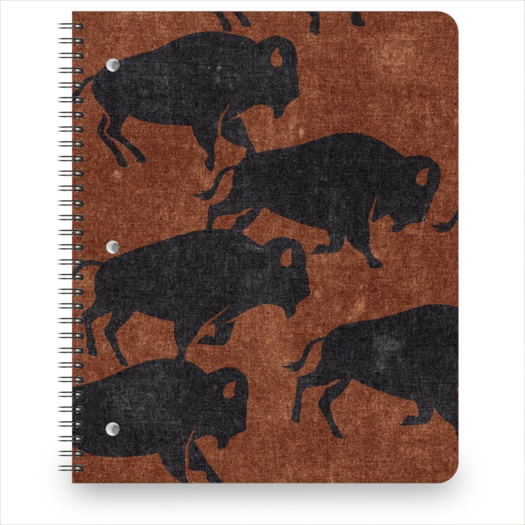 Bison Stampede - Inkwell on Brandywine Notebook | Shutterfly