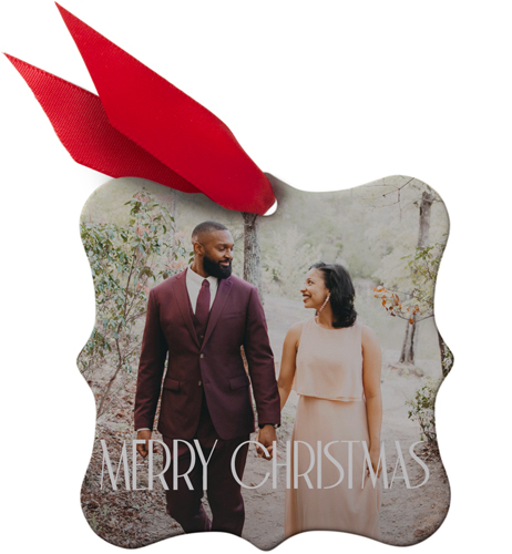 Simple Deco Christmas Metal Ornament | Christmas Ornaments | Shutterfly