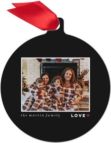 Circle Metal Ornament | Shutterfly