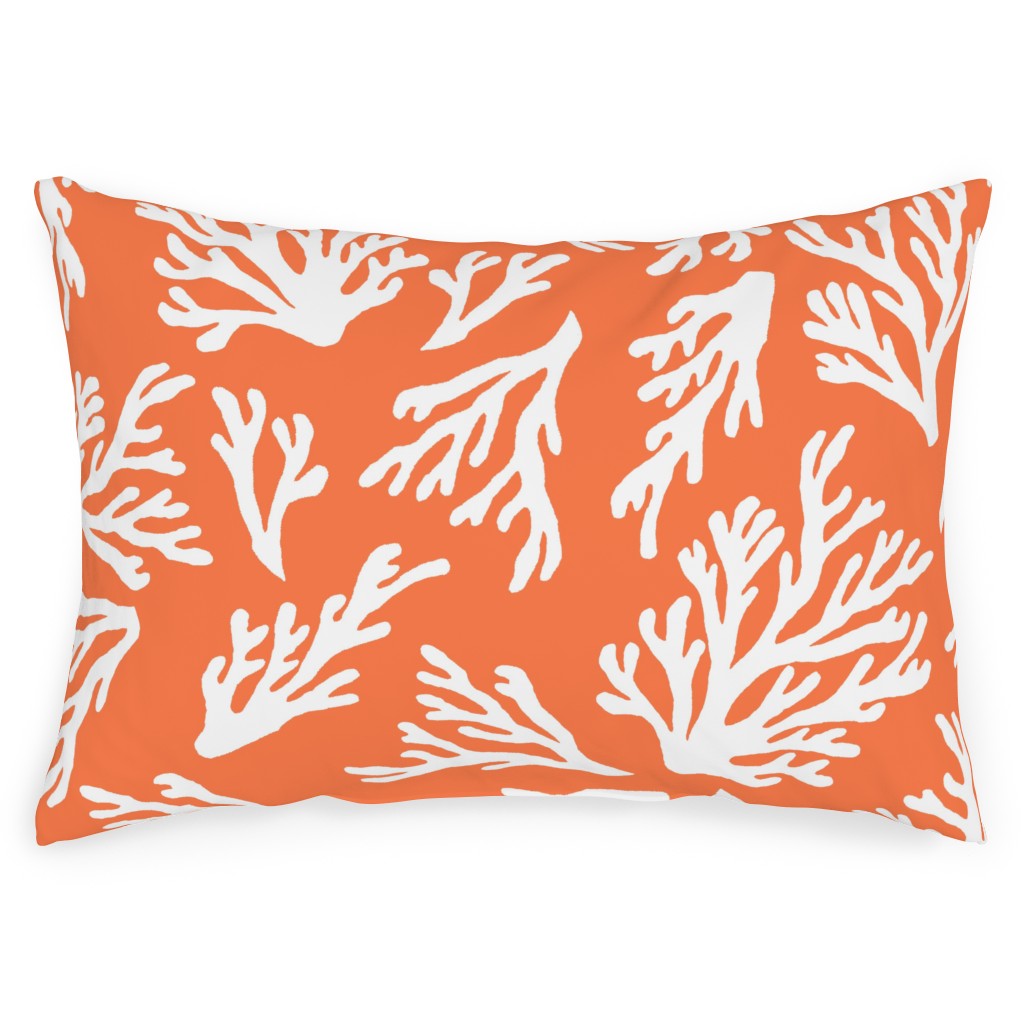 Coral - in Coral Outdoor Pillow | Shutterfly