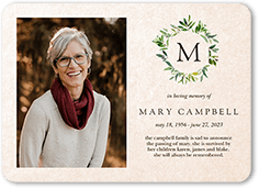 Portrait Sympathy Cards | Memorial & Condolence Cards | Shutterfly
