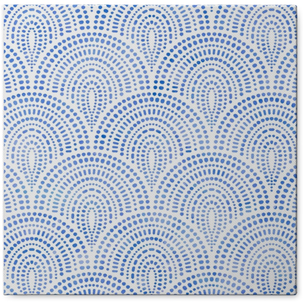 Bohemian Scallop Tile - Blue Photo Tile | Shutterfly