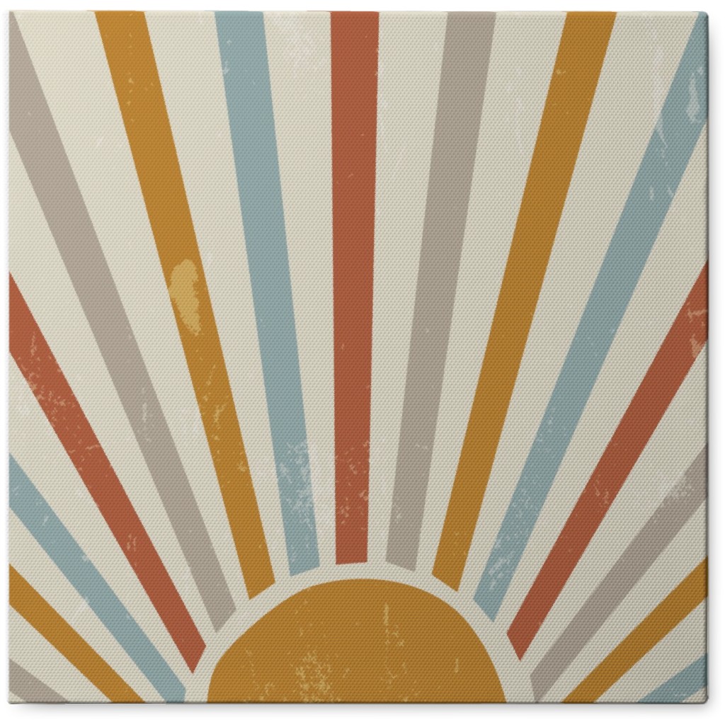 Rustic Sun Rays - Earth Tones Multi Photo Tile | Shutterfly
