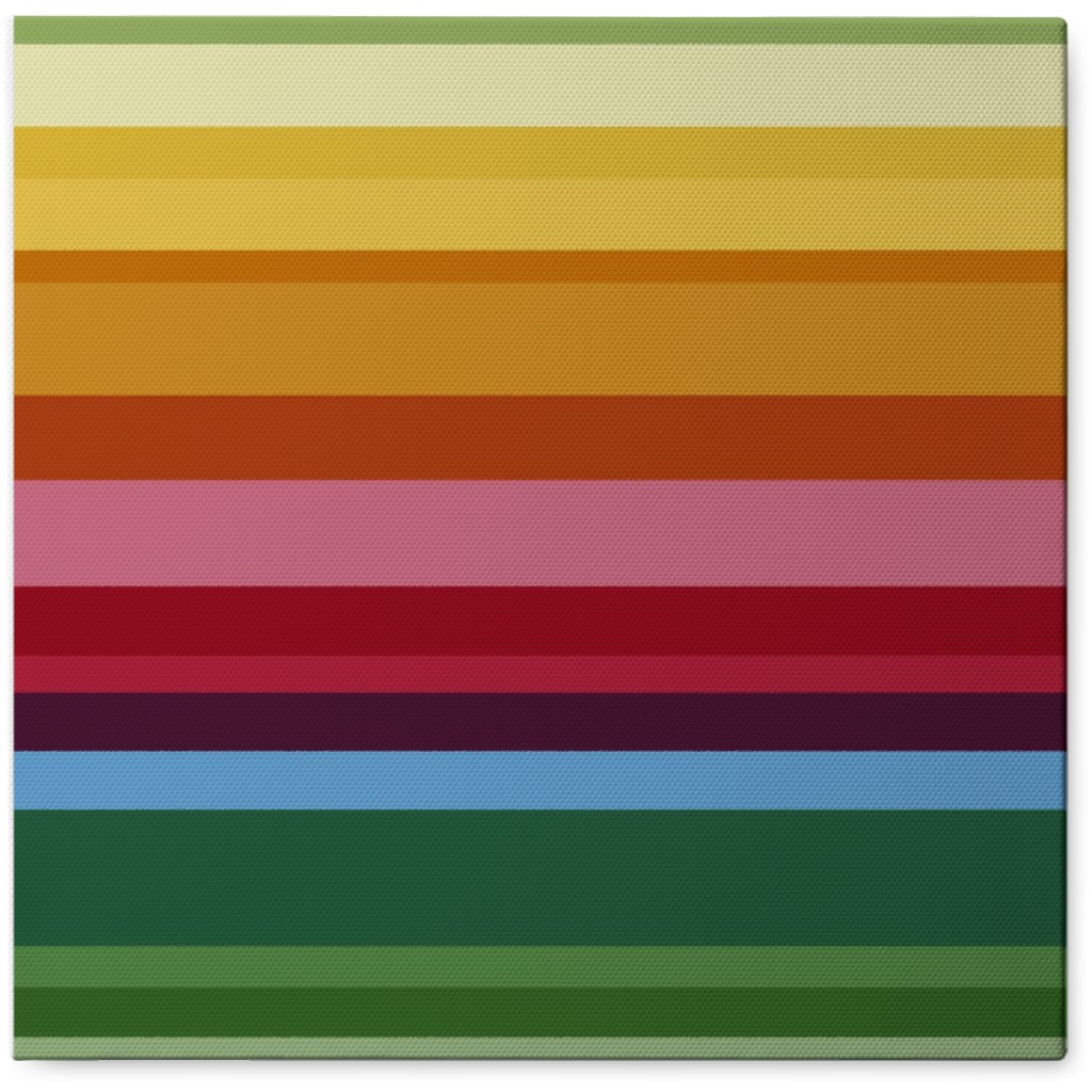 Rainbow Stripe Photo Tile | Shutterfly