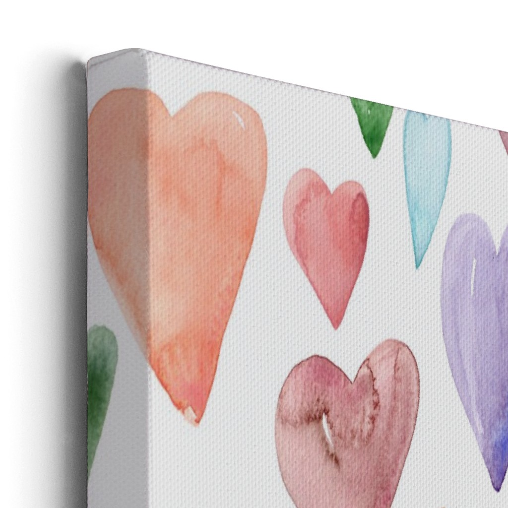 Earth Tone Hearts - Multi Muted Photo Tile | Shutterfly