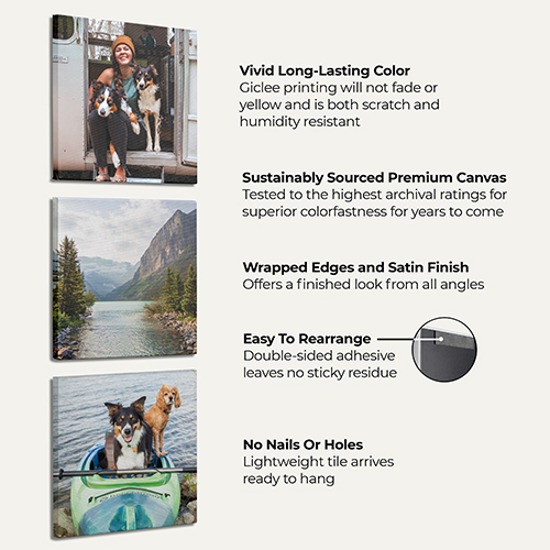 Gallery of One Photo Tile by Shutterfly | Shutterfly