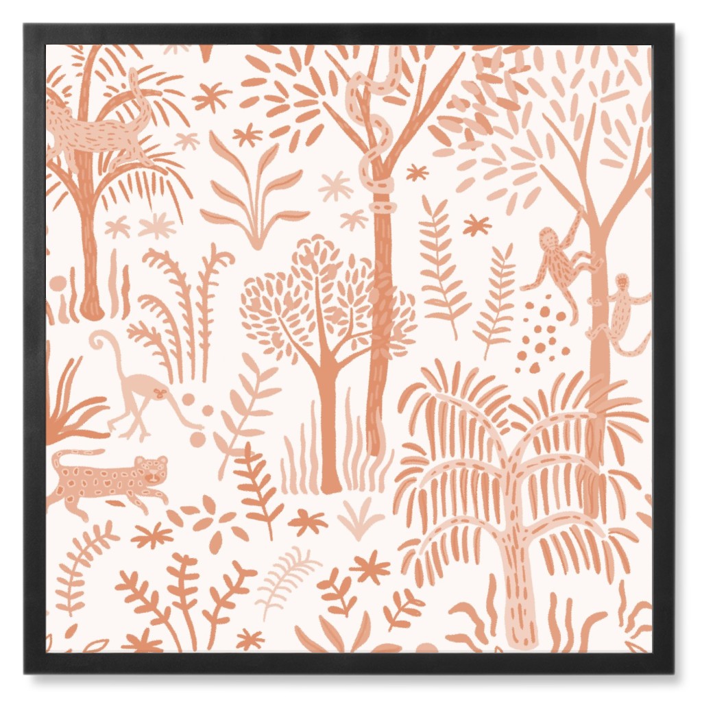 Indian Garden - Peachy Photo Tile | Shutterfly