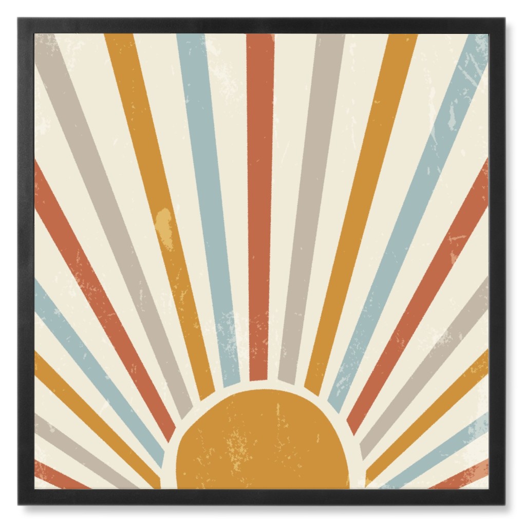 Rustic Sun Rays - Earth Tones Multi Photo Tile | Shutterfly