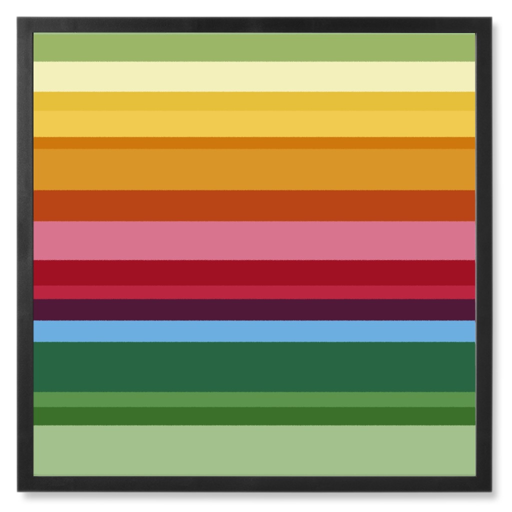Rainbow Stripe Photo Tile | Shutterfly