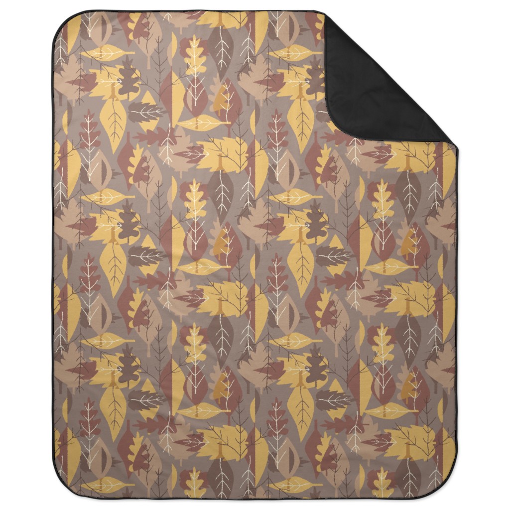 Leaf Pile Picnic Blanket | Shutterfly