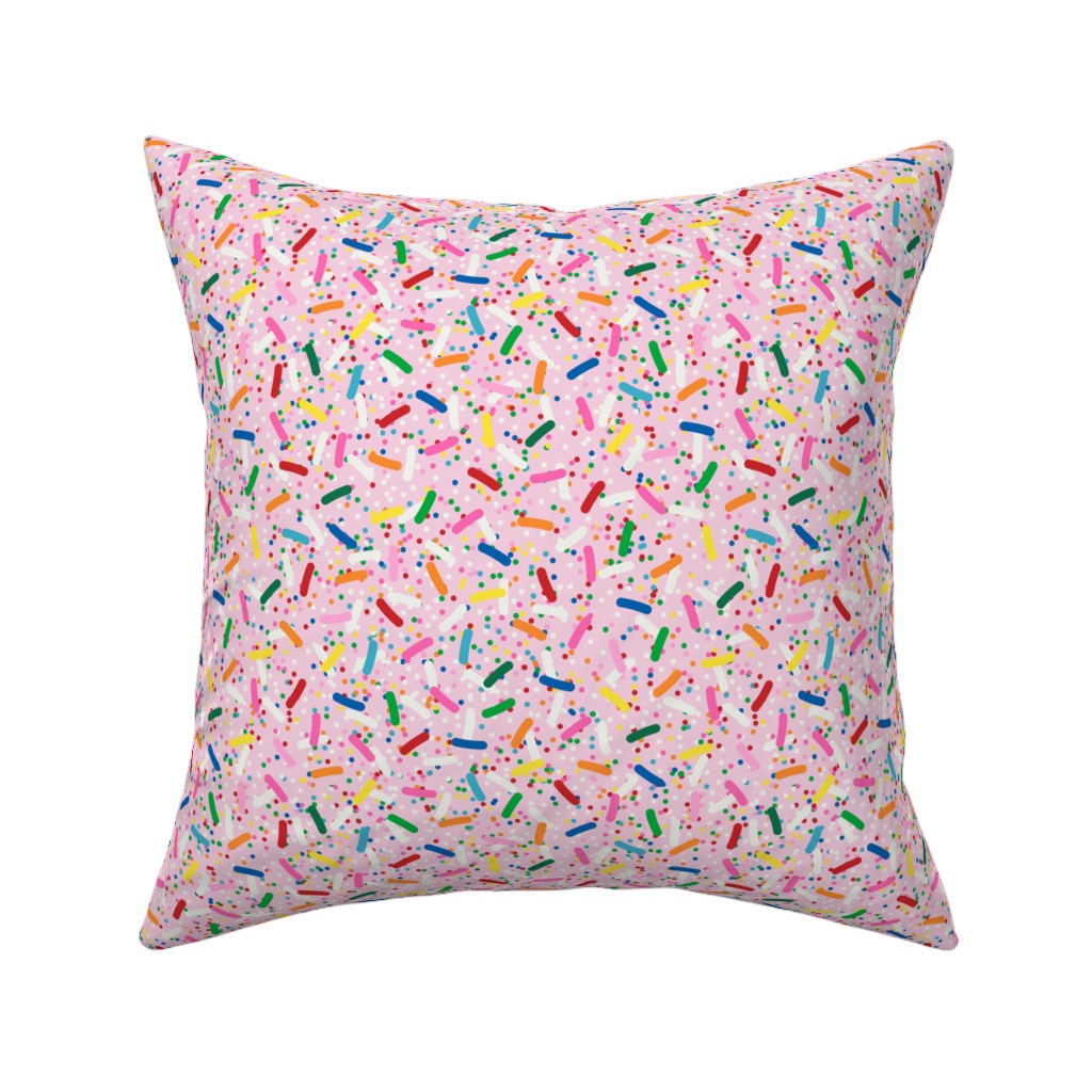 Rainbow Sprinkles Pillow | Shutterfly