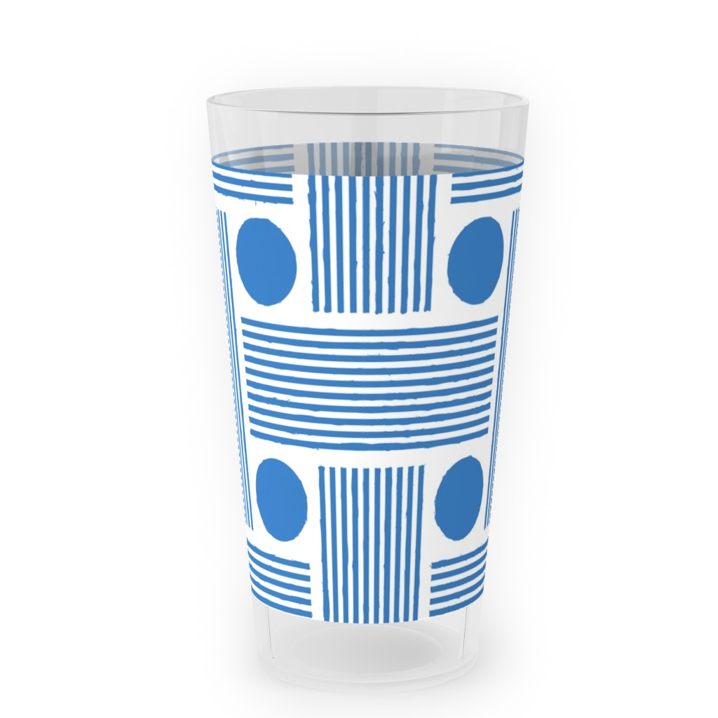 Beams - Blue Outdoor Pint Glass | Shutterfly