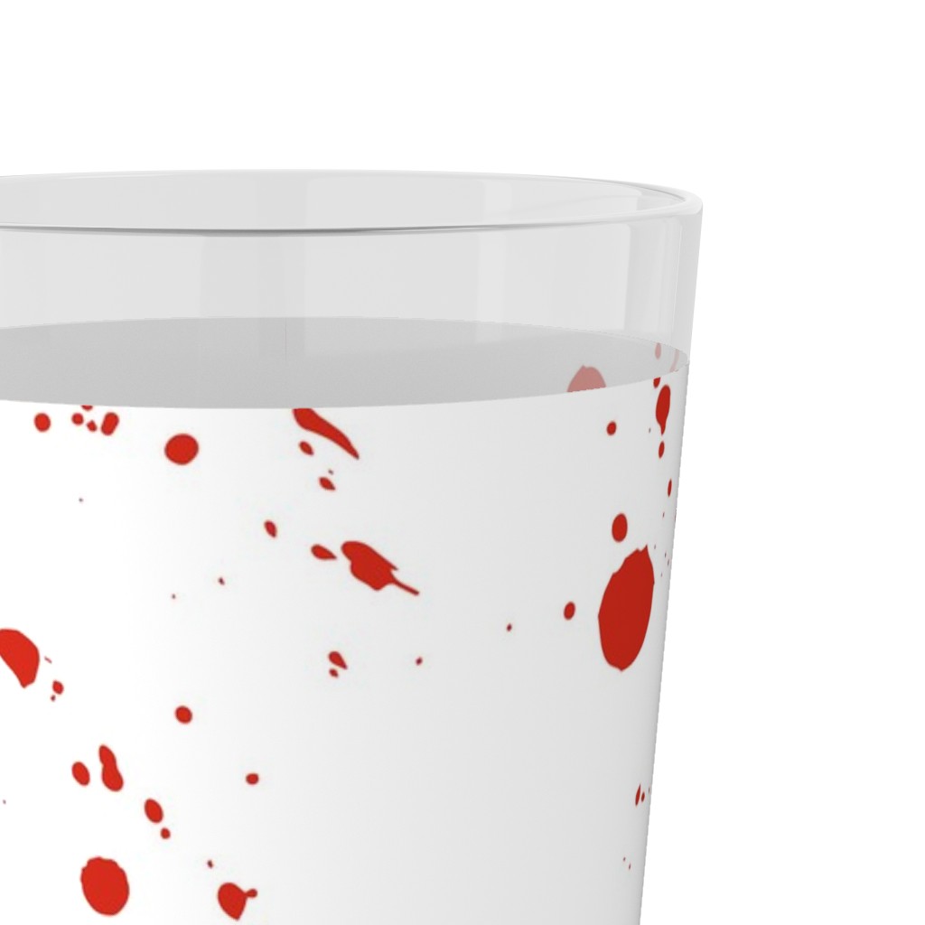 Blood Splatter Outdoor Pint Glass | Shutterfly