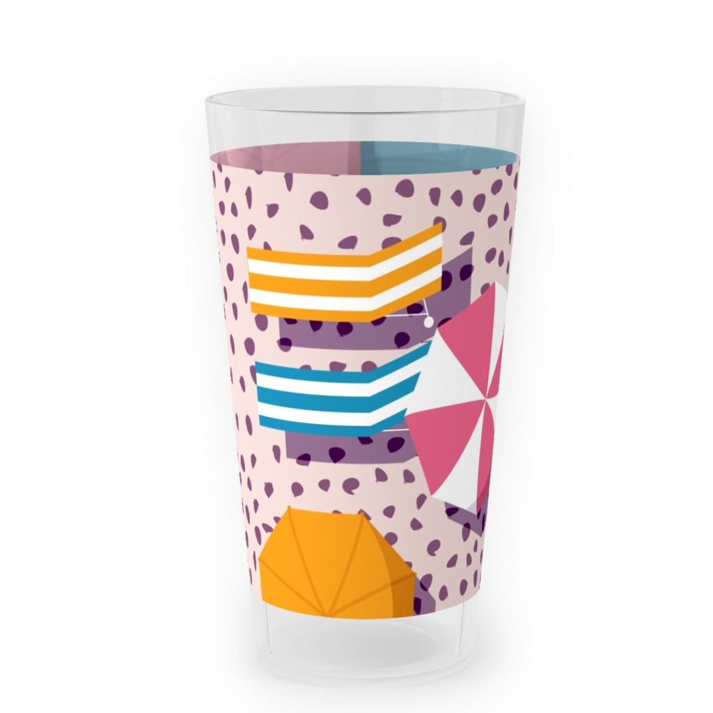 My Summer Vacay - Pink Outdoor Pint Glass | Shutterfly