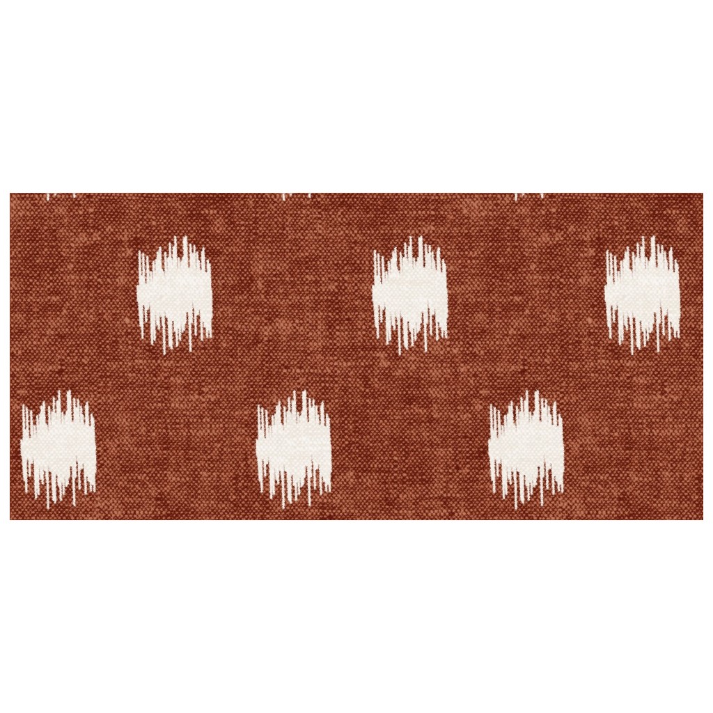 Ikat Polka Dots - Rust Outdoor Pint Glass | Shutterfly