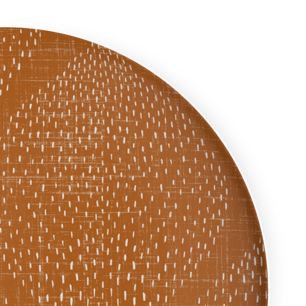 Minimalist Ogee - Burnt Orange Plates | Shutterfly