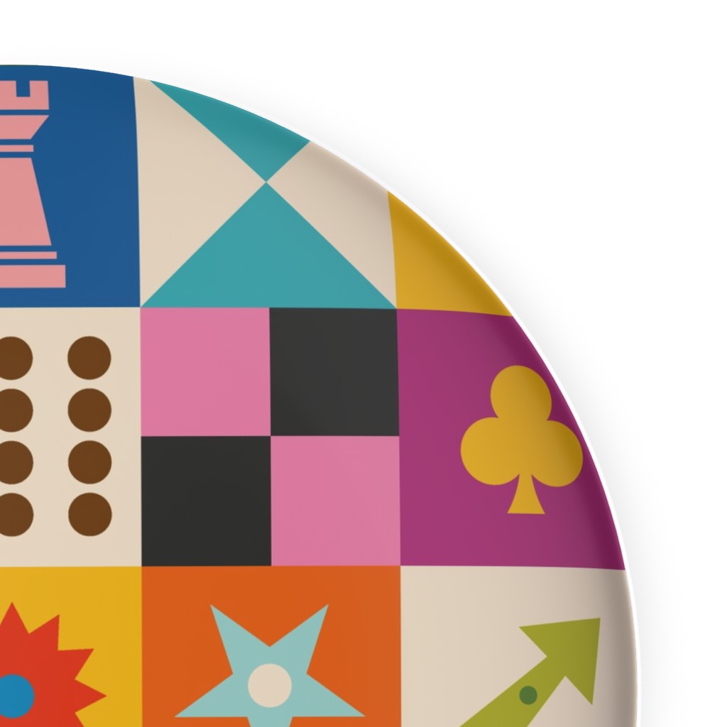 Game Cupboard Plates | Shutterfly